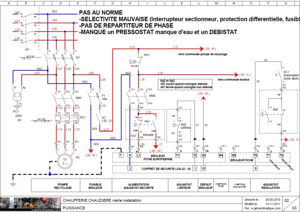 Schema electrique chatenet ch26 - Combles isolation